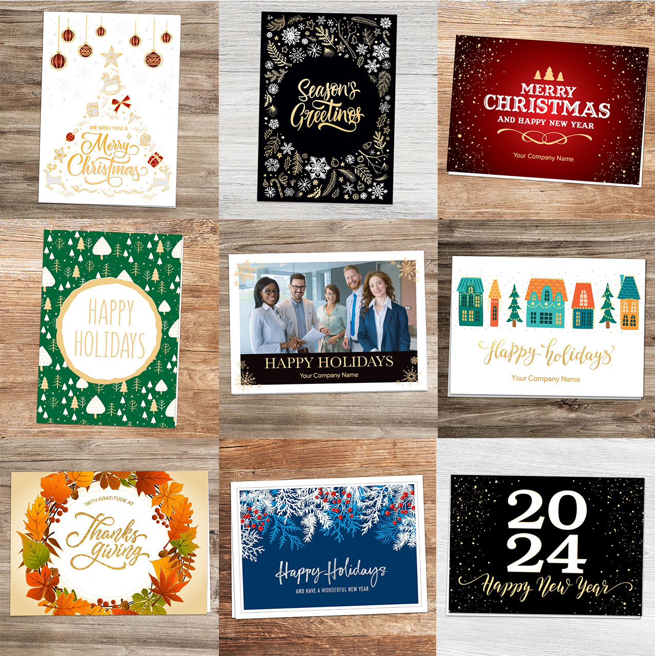 Business Christmas Card Greetings