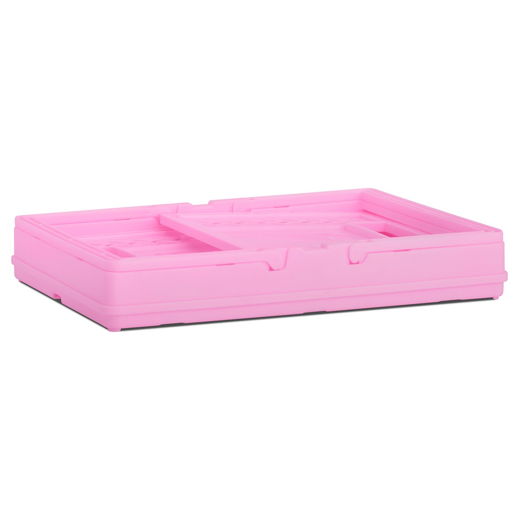 Small Pink Foldable Storage Crate