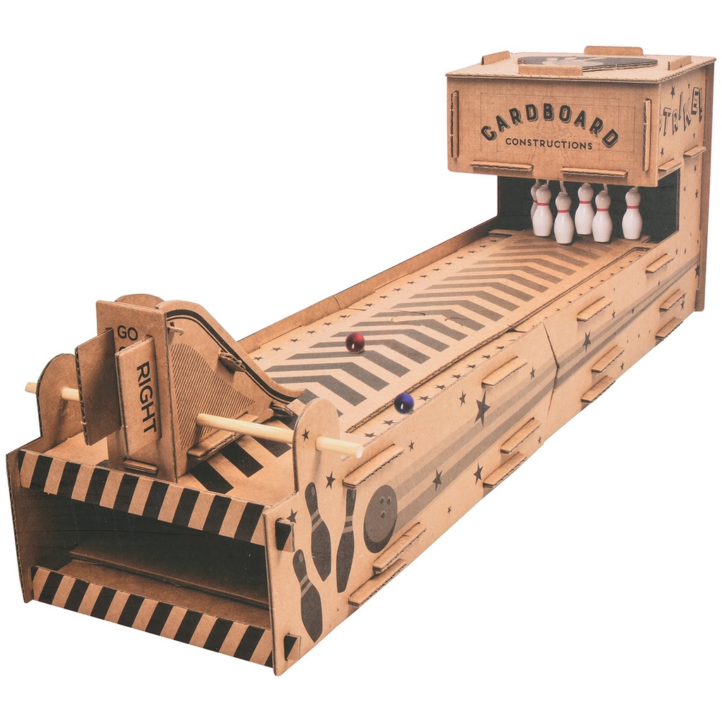 Make Your Own Cardboard Bowling Alley | Iscream