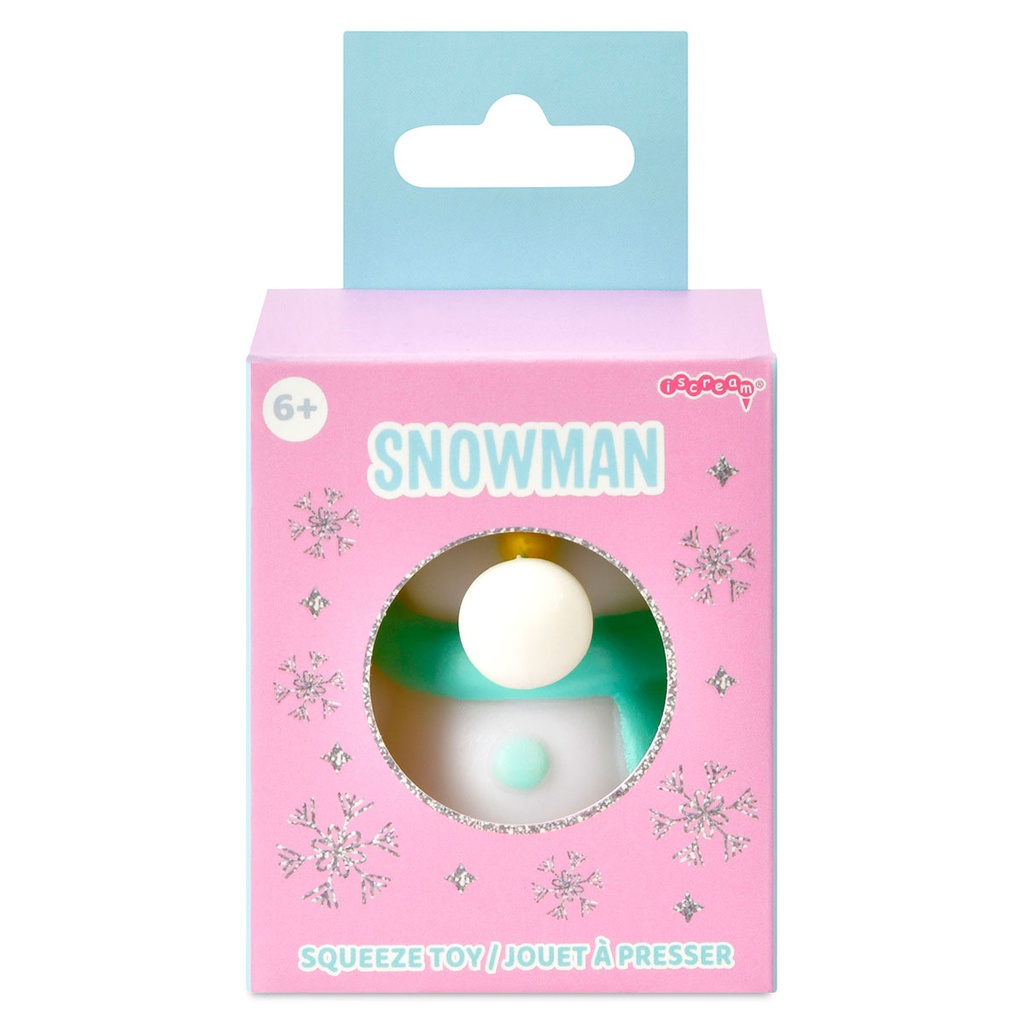 Snowman Bubble Squeeze Toy | Iscream