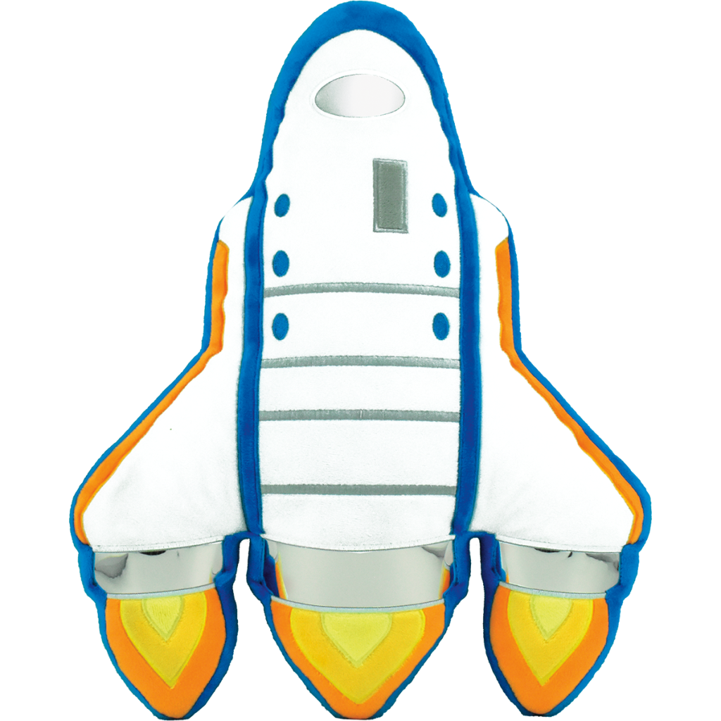 Space Shuttle Scented Embroidered Pillow | Iscream